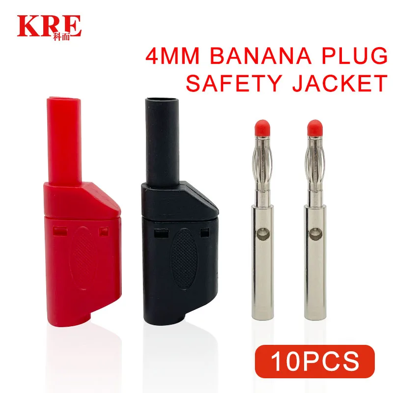 20Pcs-10Pairs-4mm-Male-Retractable-Sheath-Stackable-Banana-Plug-Wire ...
