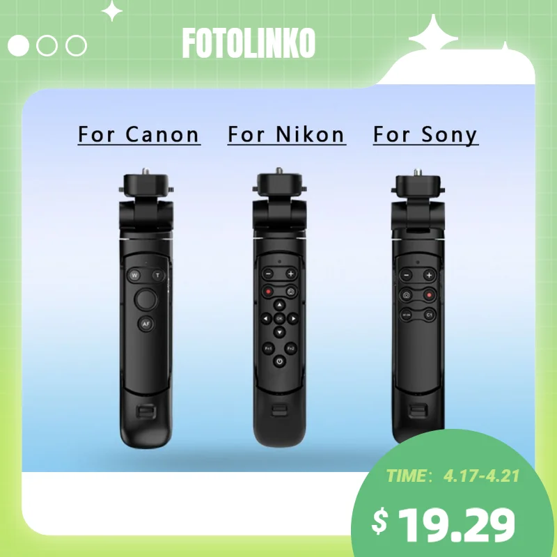 Wireless Bluetooth Mini Grip Tripod Remote Control for Sony FX3 A7RV ...