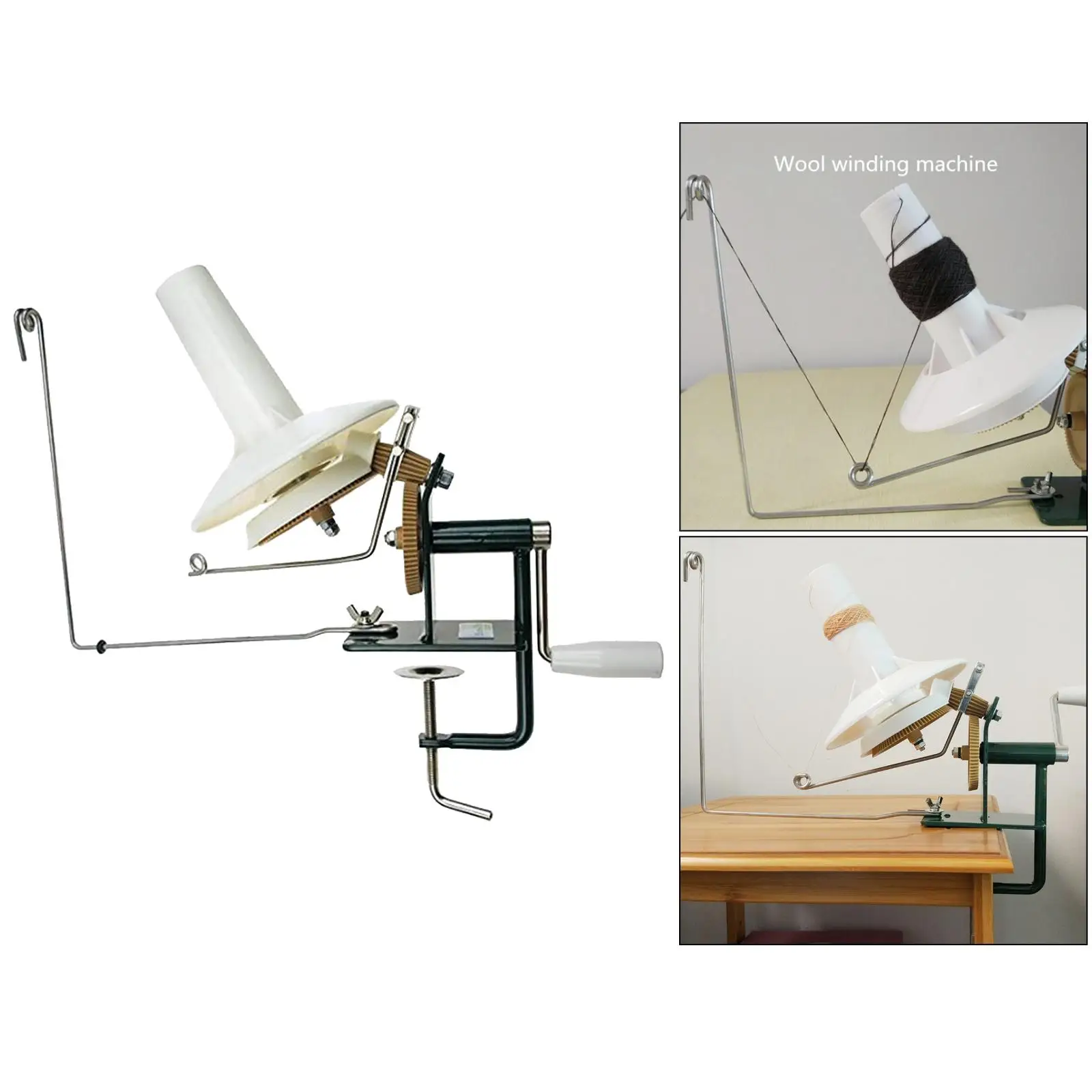 Hand-Operated-Yarn-Winder-Fiber-Wool-String-Ball-Thread-Skein-Cable ...