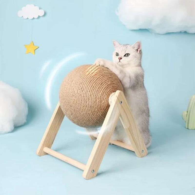 Cat-Interactive-Scratching-Ball-Toy-Kitten-Sisal-Rope-Scratch-Ball ...
