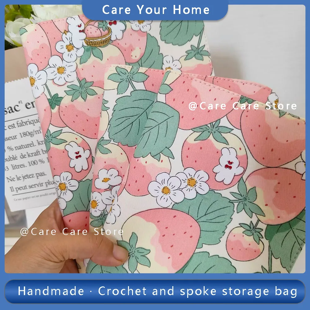 Handmade-Empty-Crochet-Bag-Organizer-Spoke-Organizer-Knitting-Needles ...
