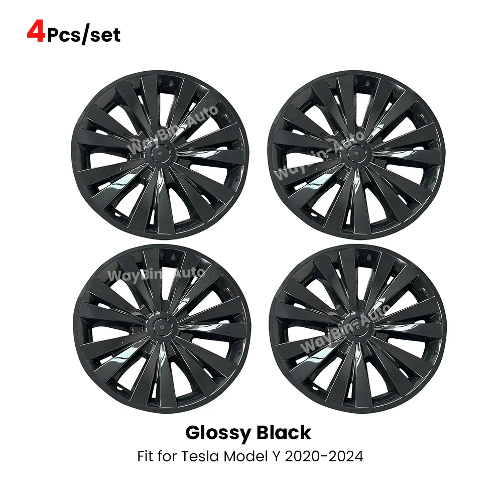 Wheel Covers 19" Tesla Model Y Gemini (Set Of 4) – Full Coverage ...