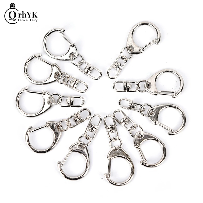 100pcs-DIY-Polished-Keyring-Keychain-Split-Ring-Short-Chain-Key-Rings ...