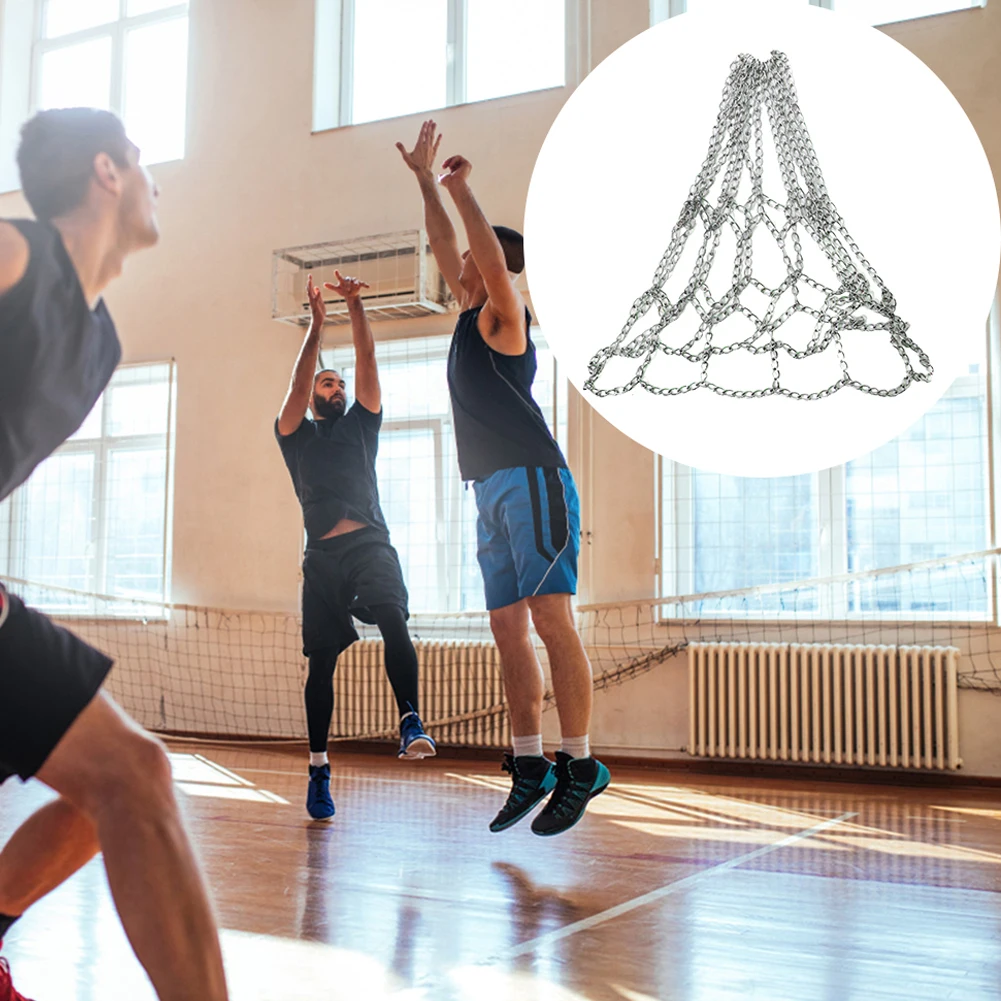 Basketball Net Rustproof Galvanized Iron Durable Basketball Target Net ...