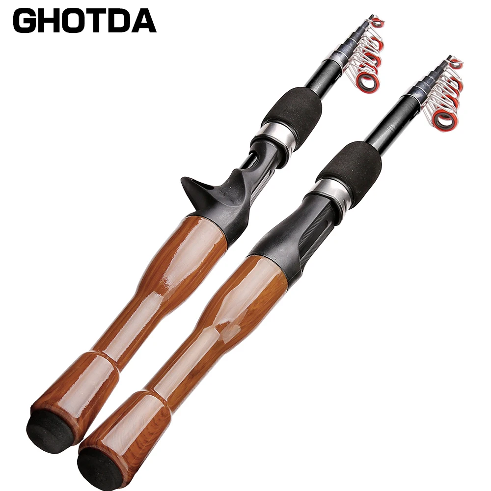 GHOTDA-Ultralight-Small-Telescopic-Lure-Fishing-Rod-Spinning-Casting ...