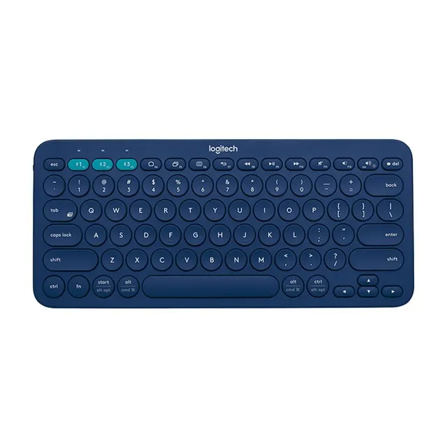 Logitech K380 Wireless Bluetooth Network Red Keyboard Tablet iPad Office