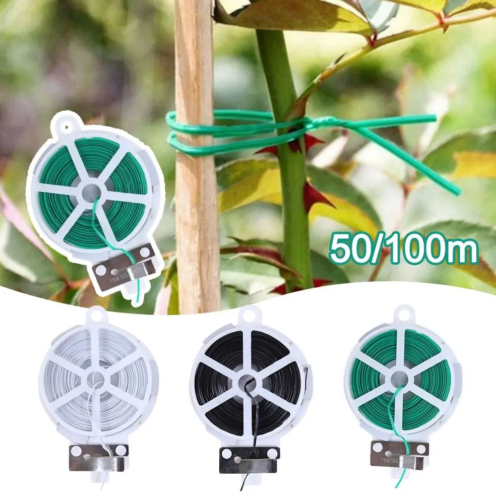 20/50/100m Garden Cable Ties Plant Climbing Lines Flower Plant Support ...