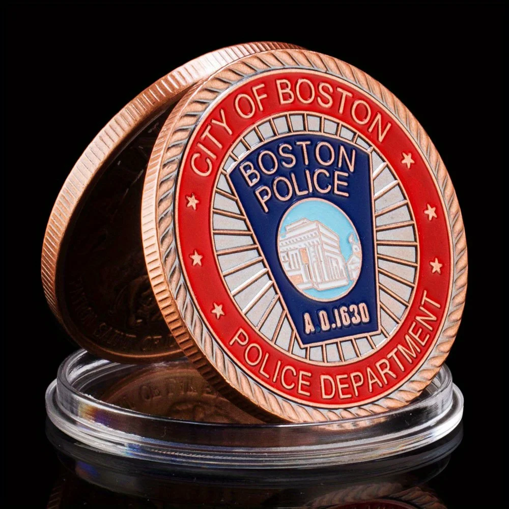 United States City of Boston Police Department Collectible Copper ...