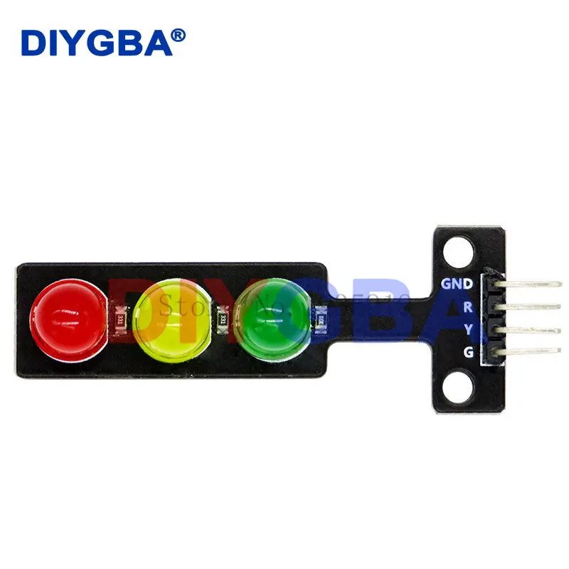 10PCS-Mini-5mm-LED-DC-5V-Traffic-Light-LED-Display-Module-Board-for ...