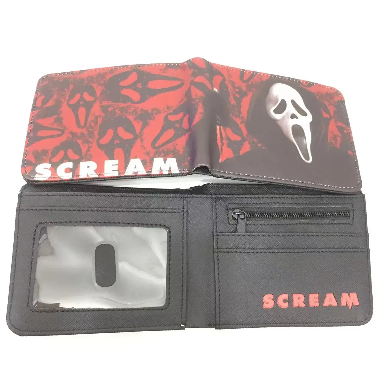Man Purses Movie Scream Wallets Credit Card Holder Wallet with Coin ...