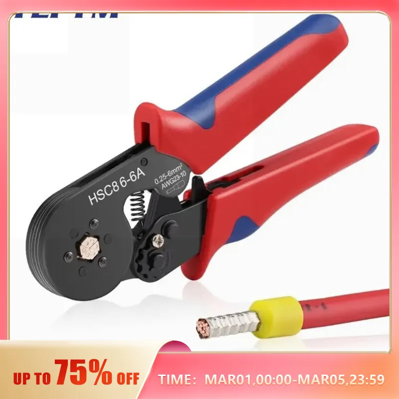 Ferrule-Crimping-Tools-HSC8-6-6A-Self-Adjusting-Hexagonal-Wire-Crimper ...