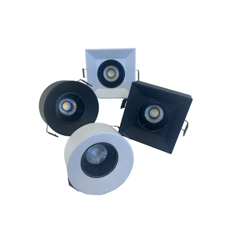 Dimmable-Square-round-Recessed-LED-COB-Downlight-10W-15W-18W-LED-Spot ...