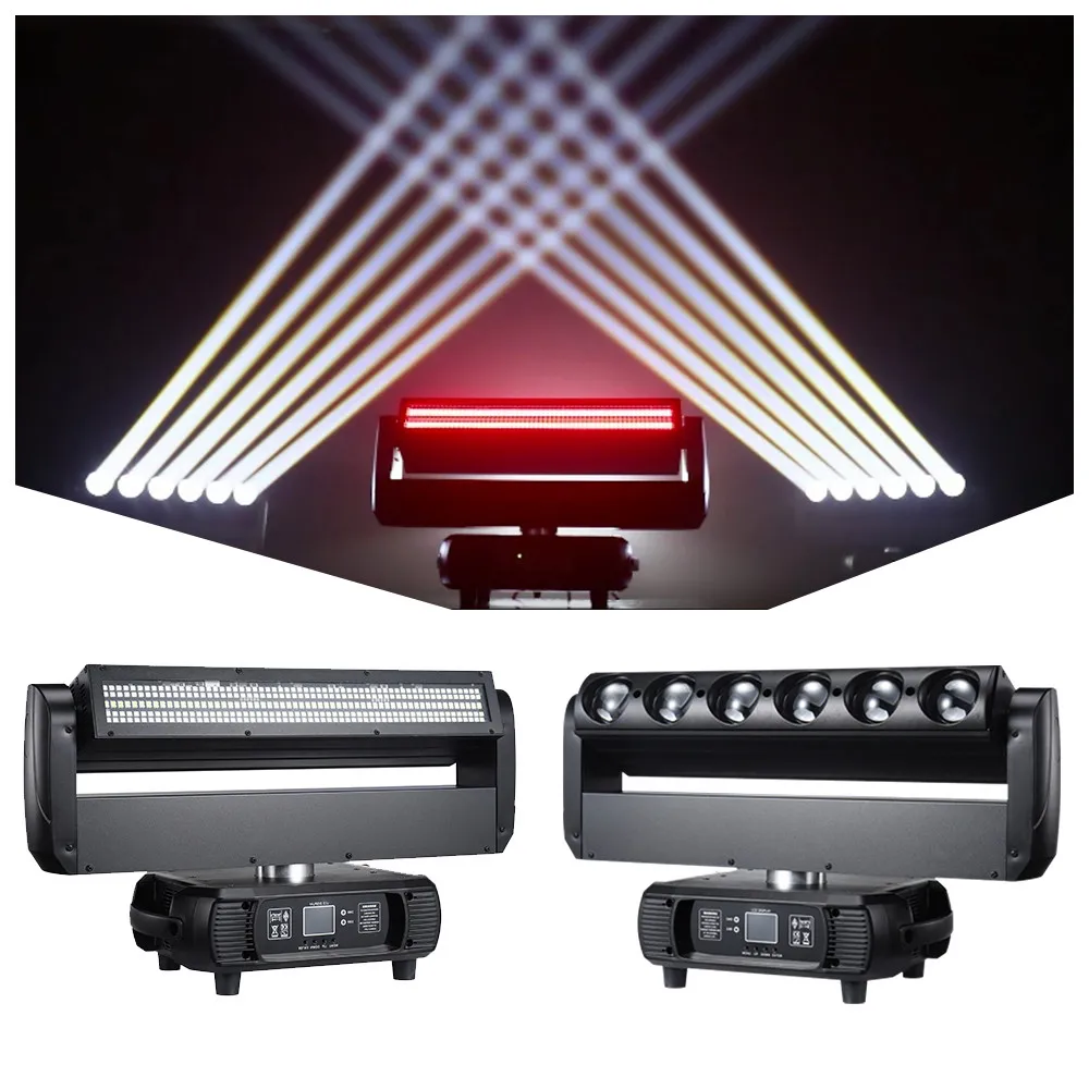 HOT-Selling-6X40W-RGBW-4in-1-Beam-Double-Face-LED-Moving-Head-Light ...