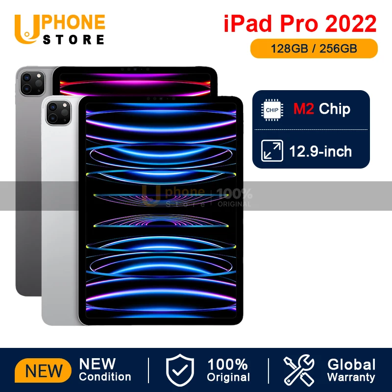 2022 NEW iPad Pro 12.9-inch Liquid Retina XDR display M2 Chip 12MP Dual ...