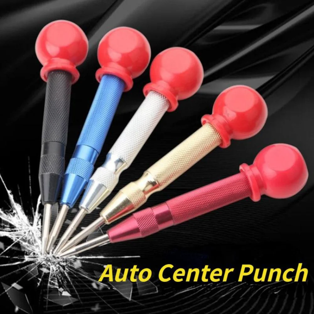 Automatic-Center-Pin-Punch-Spring-Loaded-Marking-Starting-Holes-Tool ...