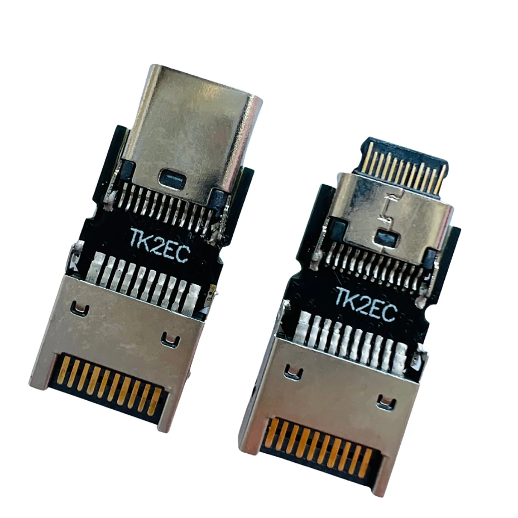 Type E USB3.2 Gen2 to Type C Male to Female USB3.1 10Gbps Front Type e ...