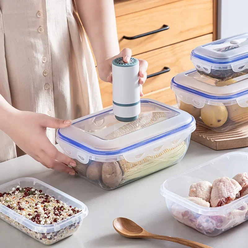 Vacuum-Food-Storage-Box-Transparent-Storage-Container-Fridge-Organizer ...
