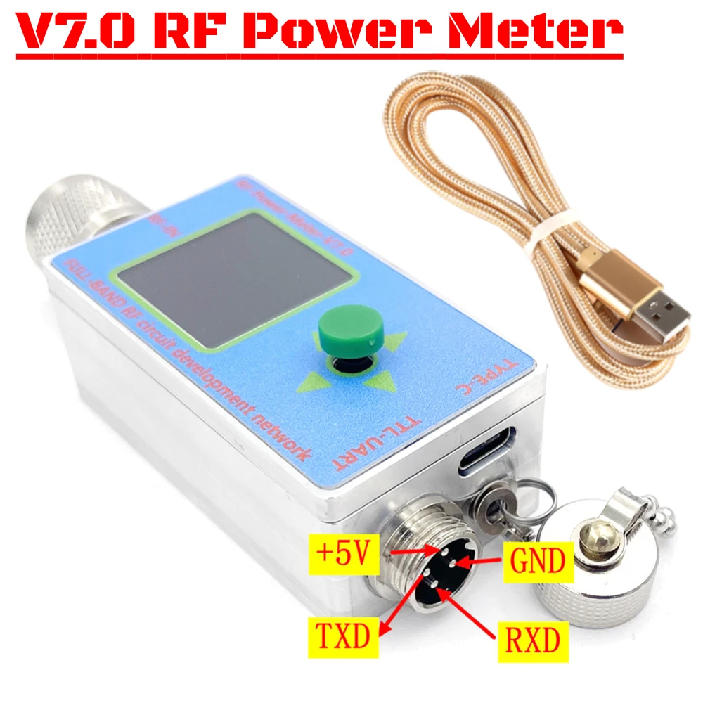 V7.0 RF Power Meter 10Ghz RF Power Meter Set 30Dbm Max Input Power ...