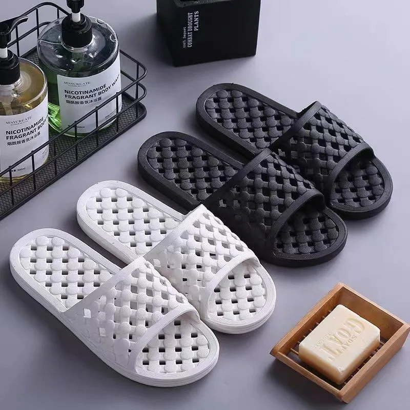 Home-bathroom-slippers-hollow-out-shower-anti-slip-couple-hotel-gym ...