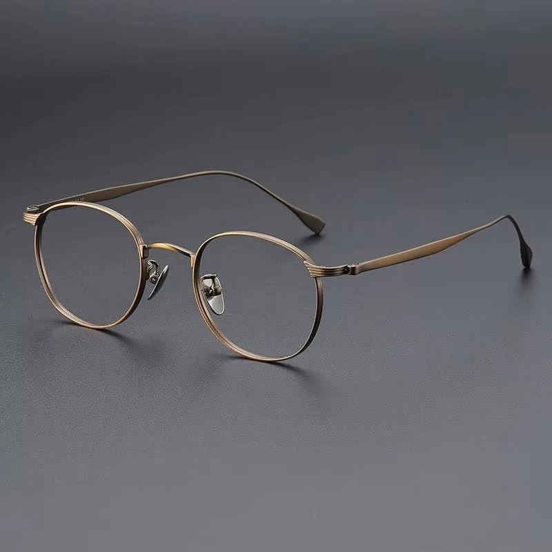 Fashion Comfortable Glasses Women Retro Ultralight Pure Titanium ...