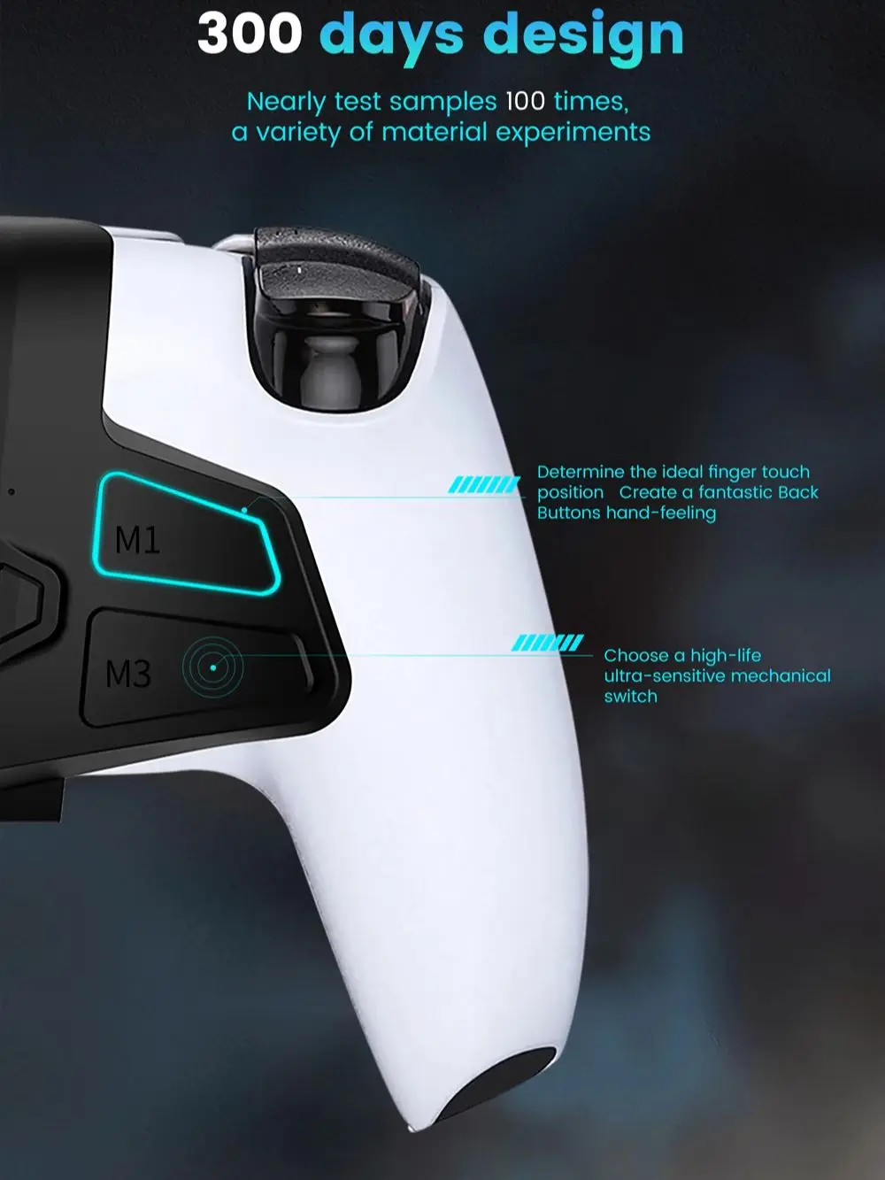 PS5-Controller-Paddles-with-Back-Button-Attachement-Playstation-5-Pro ...