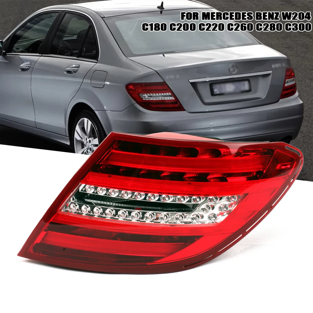 Left-Right-Side-Tail-Lamp-FOR-Mercedes-Benz-W204-C180-C200-C220-C260 ...