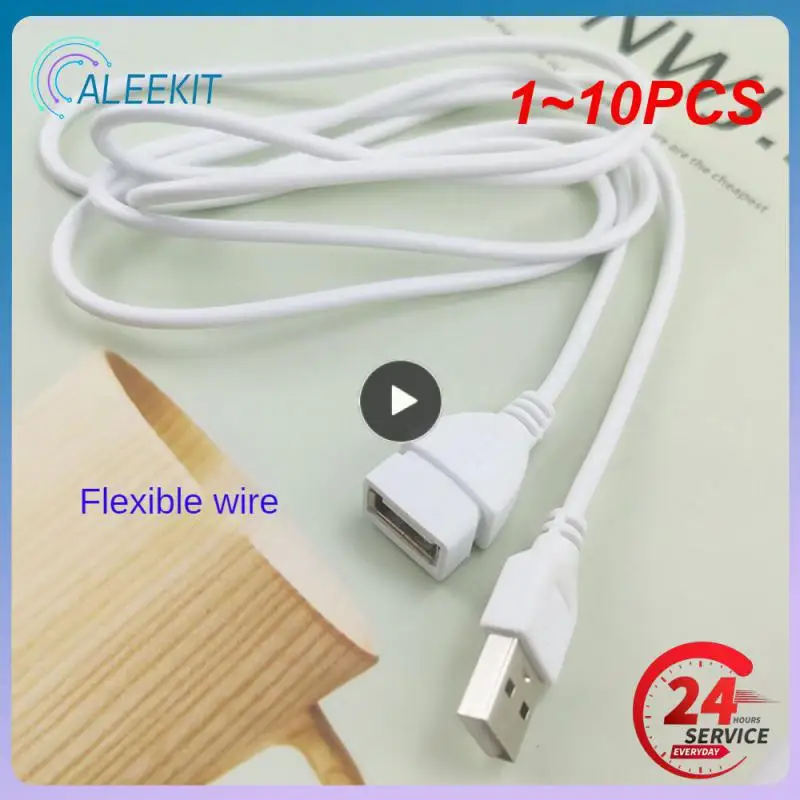 Cable-de-extensi-n-Universal-Usb-macho-a-hembra-Cable-de-datos-blanco ...