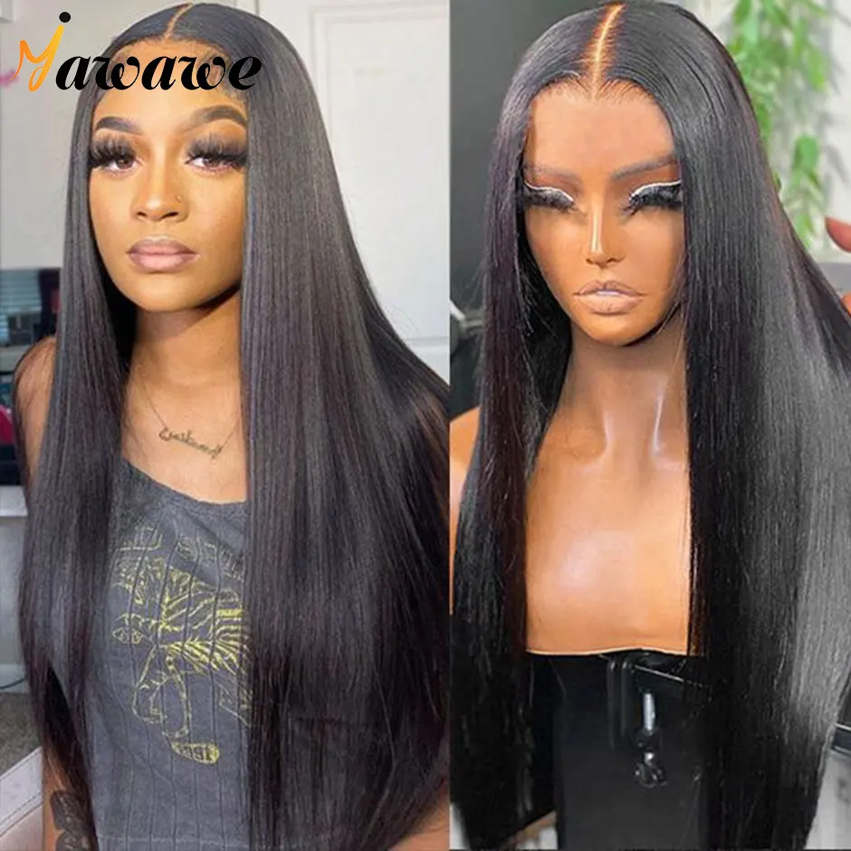 yawawe-hair-Straight-Glueless-Preplucked-Wear-And-Go-Wigs-glueless-wigs ...
