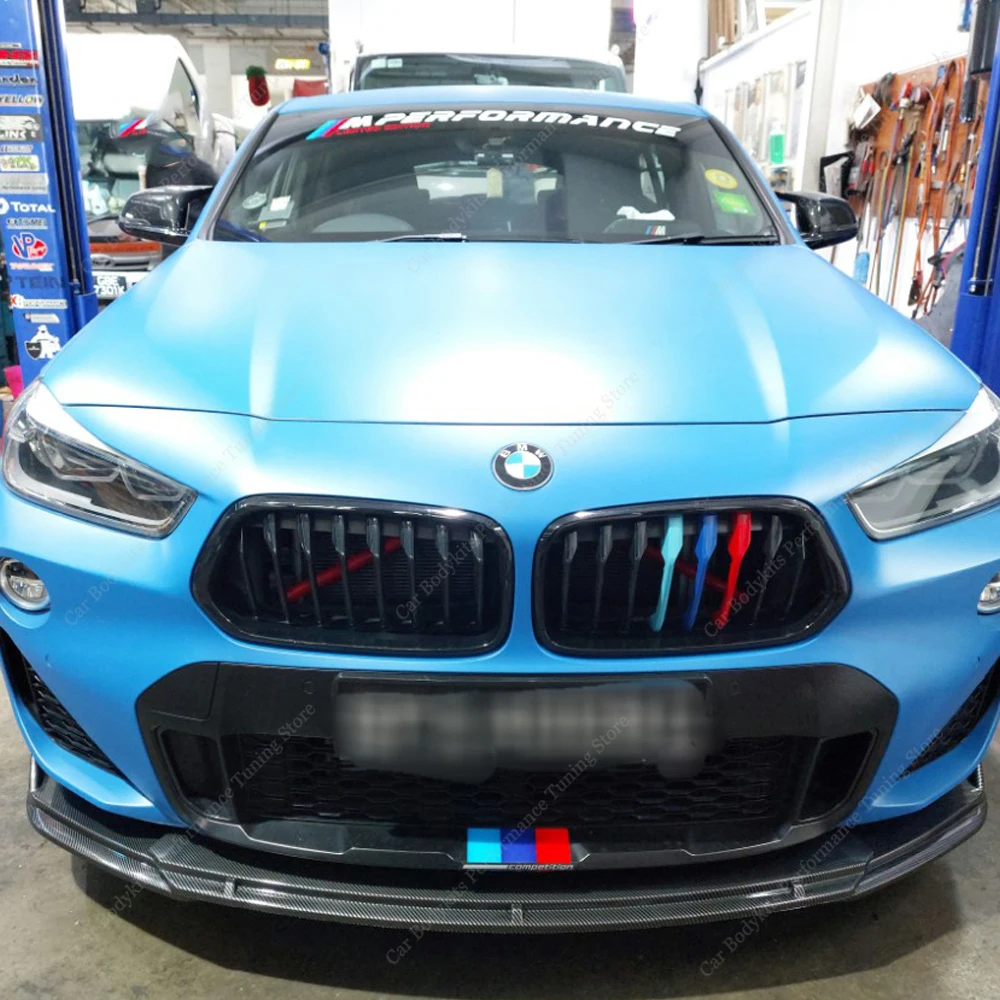 For-Bmw-X2-F39-3Pcs-Front-Bumper-Lip-Spoiler-Splitter-Diffuser-X2-18i ...