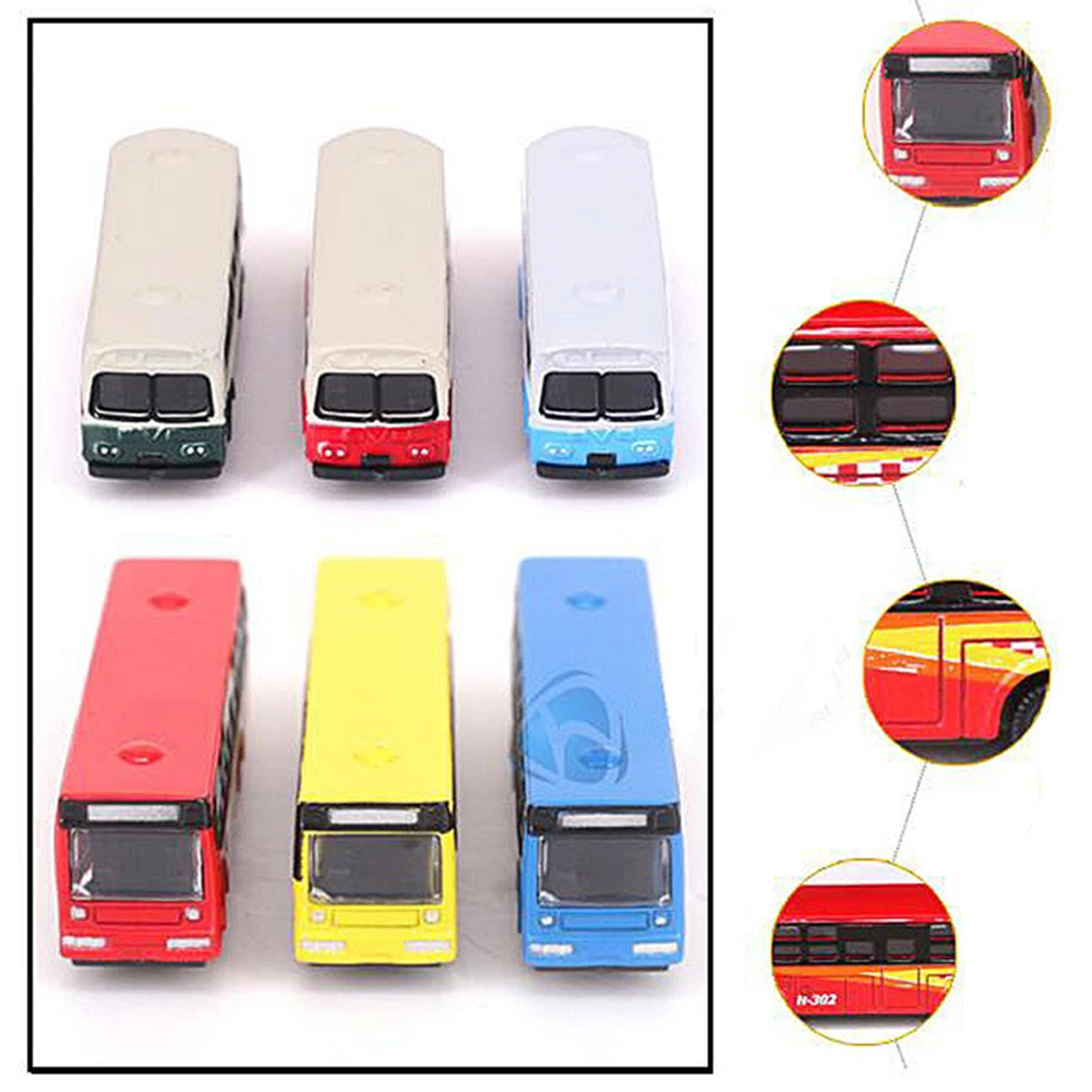 N-Schaal-Bus-Model-Auto-Diecast-Mini-Bus-Voor-Model-Spoorlijn-Landschap ...