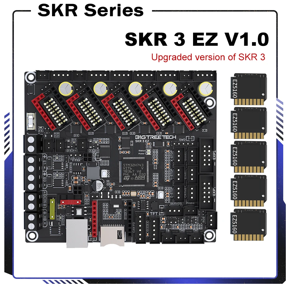 BIGTREETECH SKR 3 EZ V1.0 Motherboard TMC2209 Upgrade BTT SKR 3 SKR V1.4 3D Printer Parts For ...