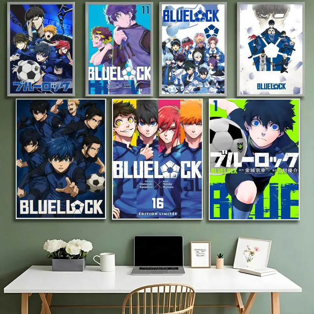 blue lock Poster HD Waterproof High-Toughness Self-Adhesive Wall Decor ...