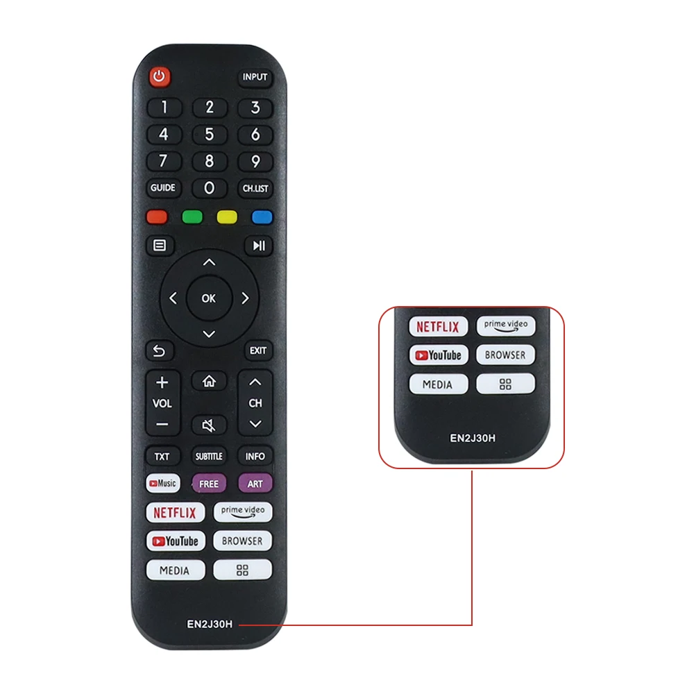 EN2J30H-Remote-Control-For-Hisense-EN2J30H-VIDAA-TV-Remote-Control ...
