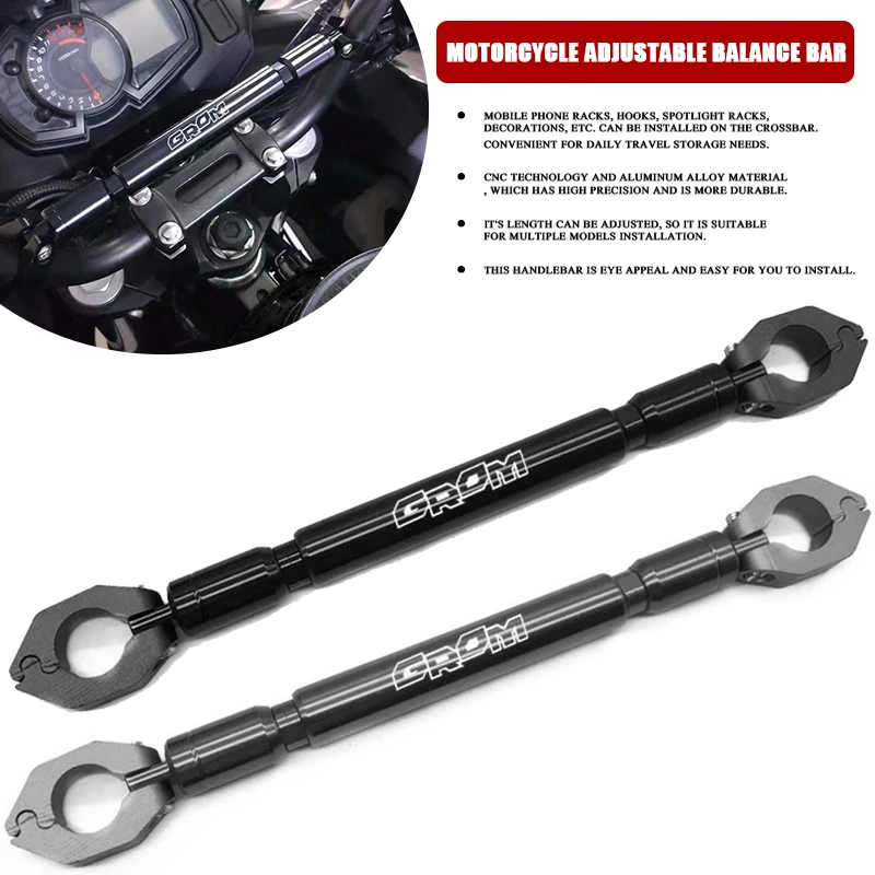 Motorcycle-Accessories-Adjustable-Multifunction-Crossbar-Handlebar ...