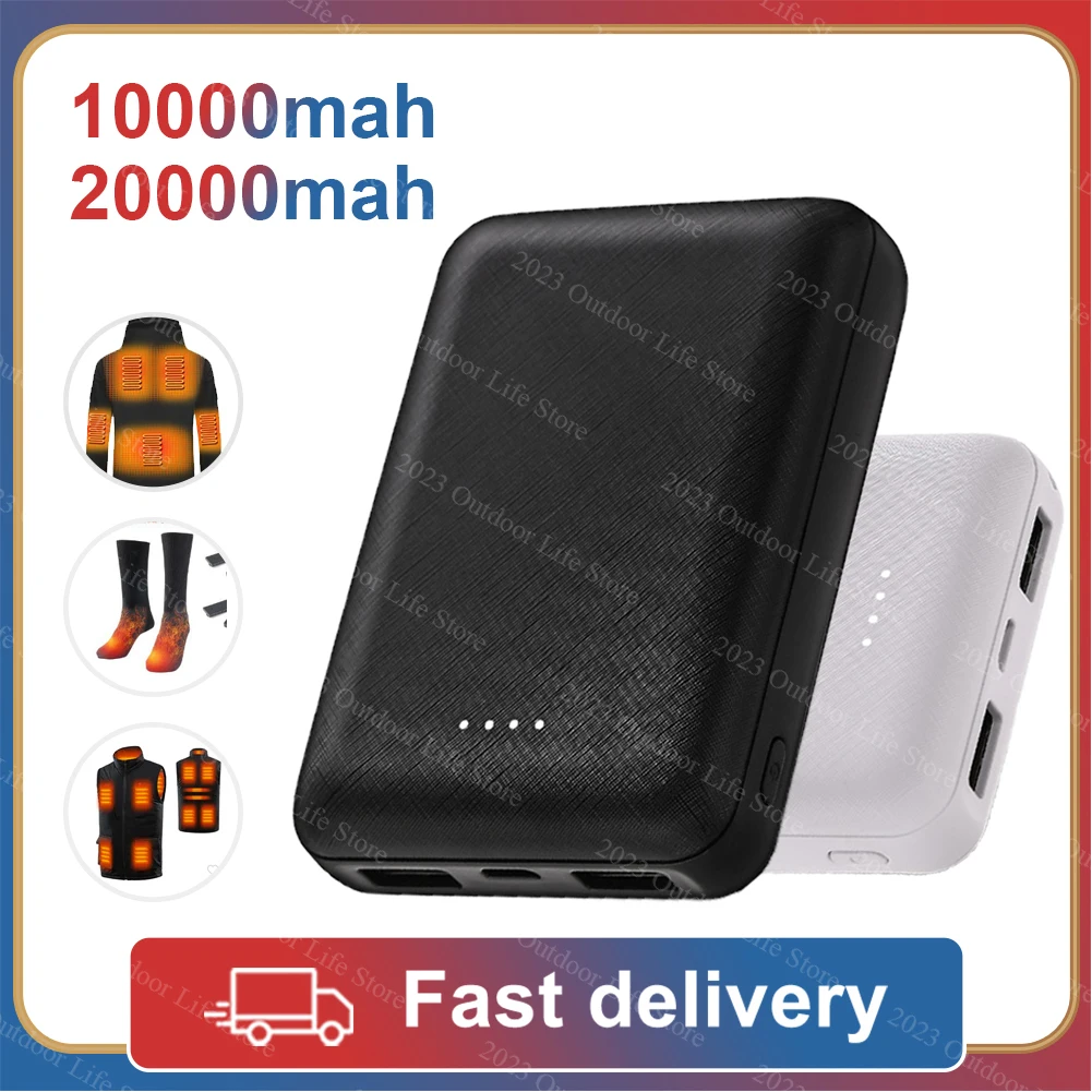 10000-20000mah-Power-Bank-tragbare-Aufladung-externe-Batterie-5v-2a-schnell-heizende-Weste-Jacke ...