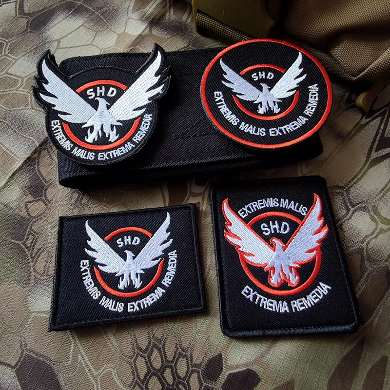 SHD The Division Embroidered Patches for Clothing Shooting Role playing ...
