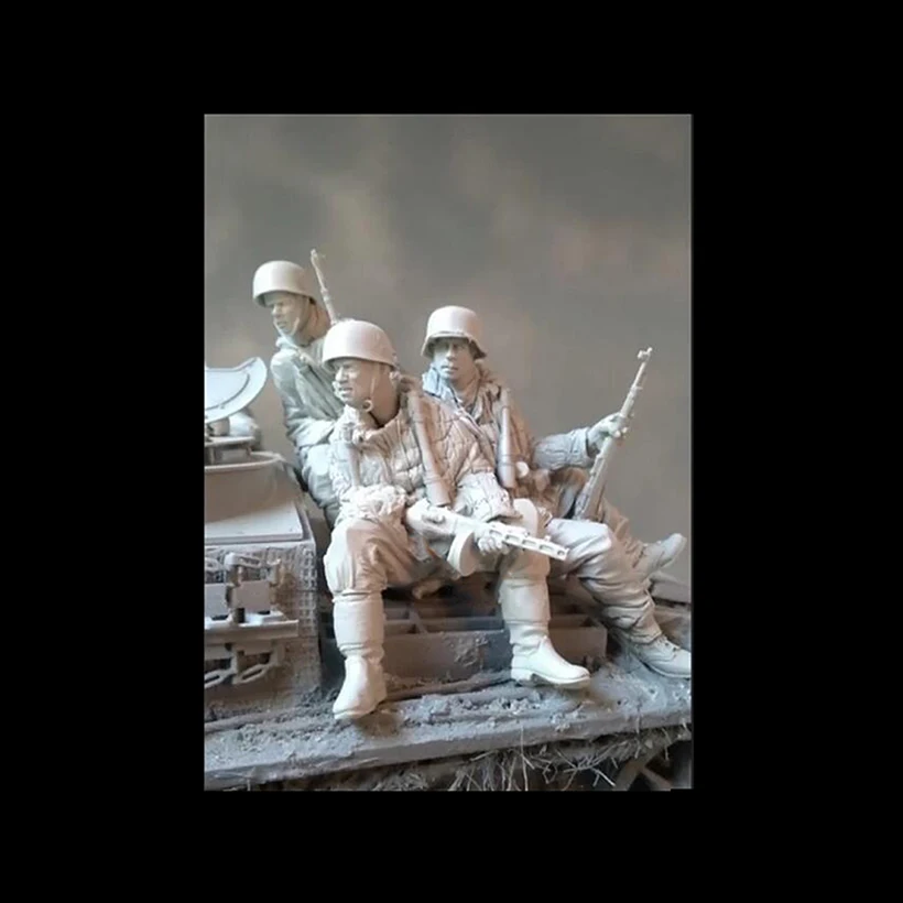 Resin-soldier-1-16-120MM-MODERN-Crews-3-figures-soldier-Model ...