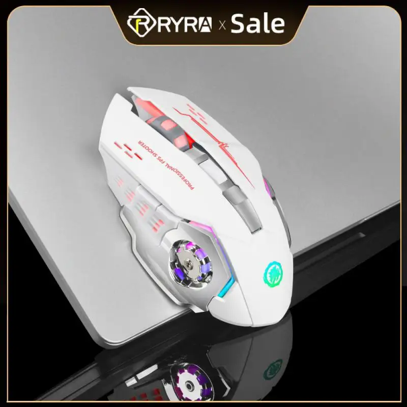 RYRA T2 New Charging Wireless Mouse Mute Office Game Laptop Bluetooth ...