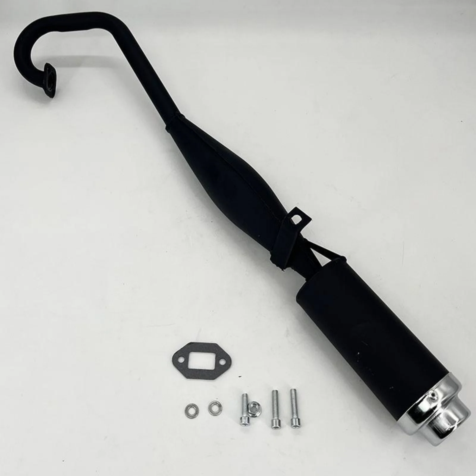 47cc 49cc 2-Stroke Motor Pocket Quad Mini Quad Exhaust System with Room ...
