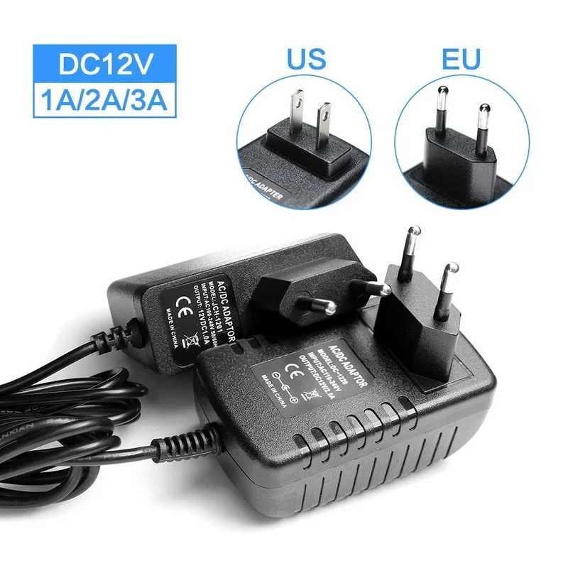Ac Dc 12v Power Adapter Supply Ac Dc 220v To 12 V Volt Power Adapter ...