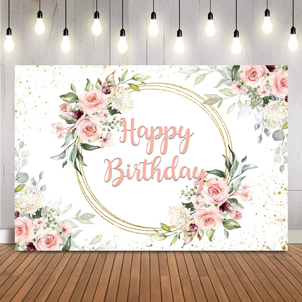 Toile-de-fond-de-fleurs-roses-pour-filles-douces-fond-de-photo-joyeux ...