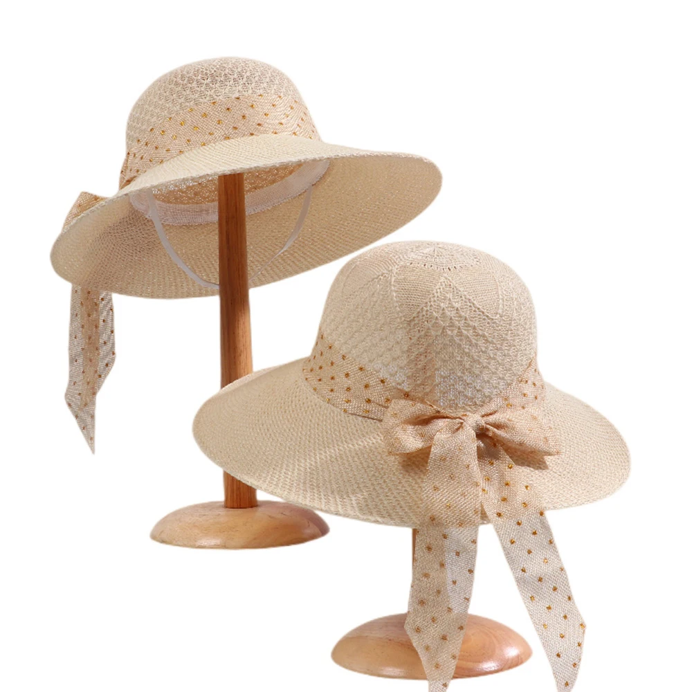 New-Women-Wide-Brim-Straw-Hat-Sun-Hats-Ladies-Panama-Caps-Sun ...