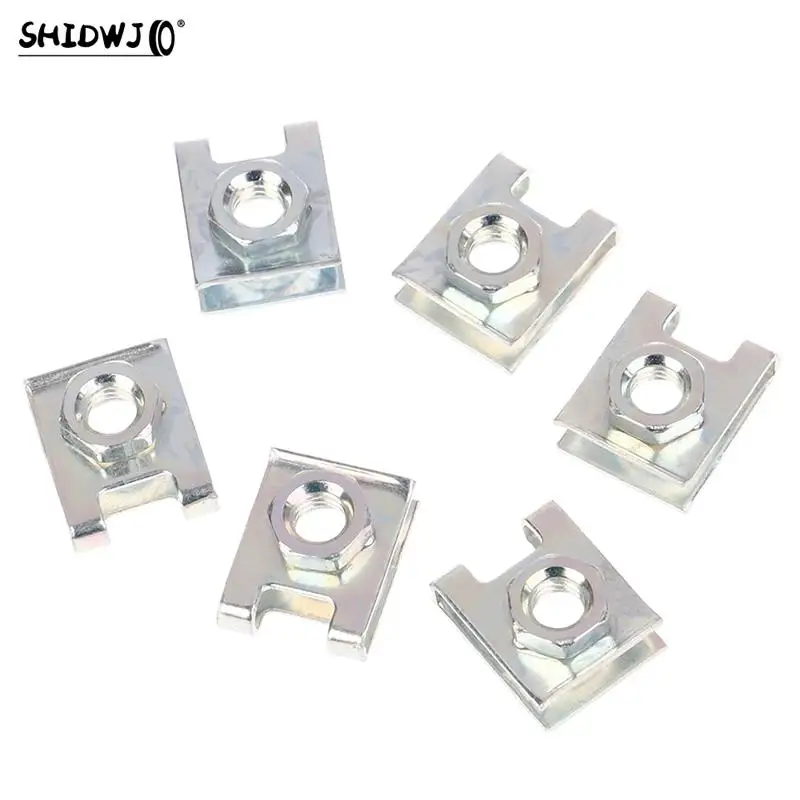 10pcs-Automotive-Car-License-Plate-Fasteners-6mm-Screw-Rivet-Fixed ...