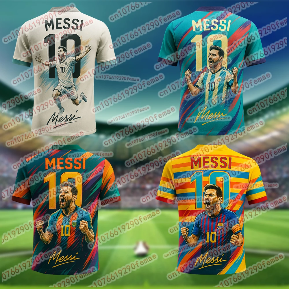 2025 Messi Fashion Superstar 3D Printed Fan Commemorative T-shirt ...