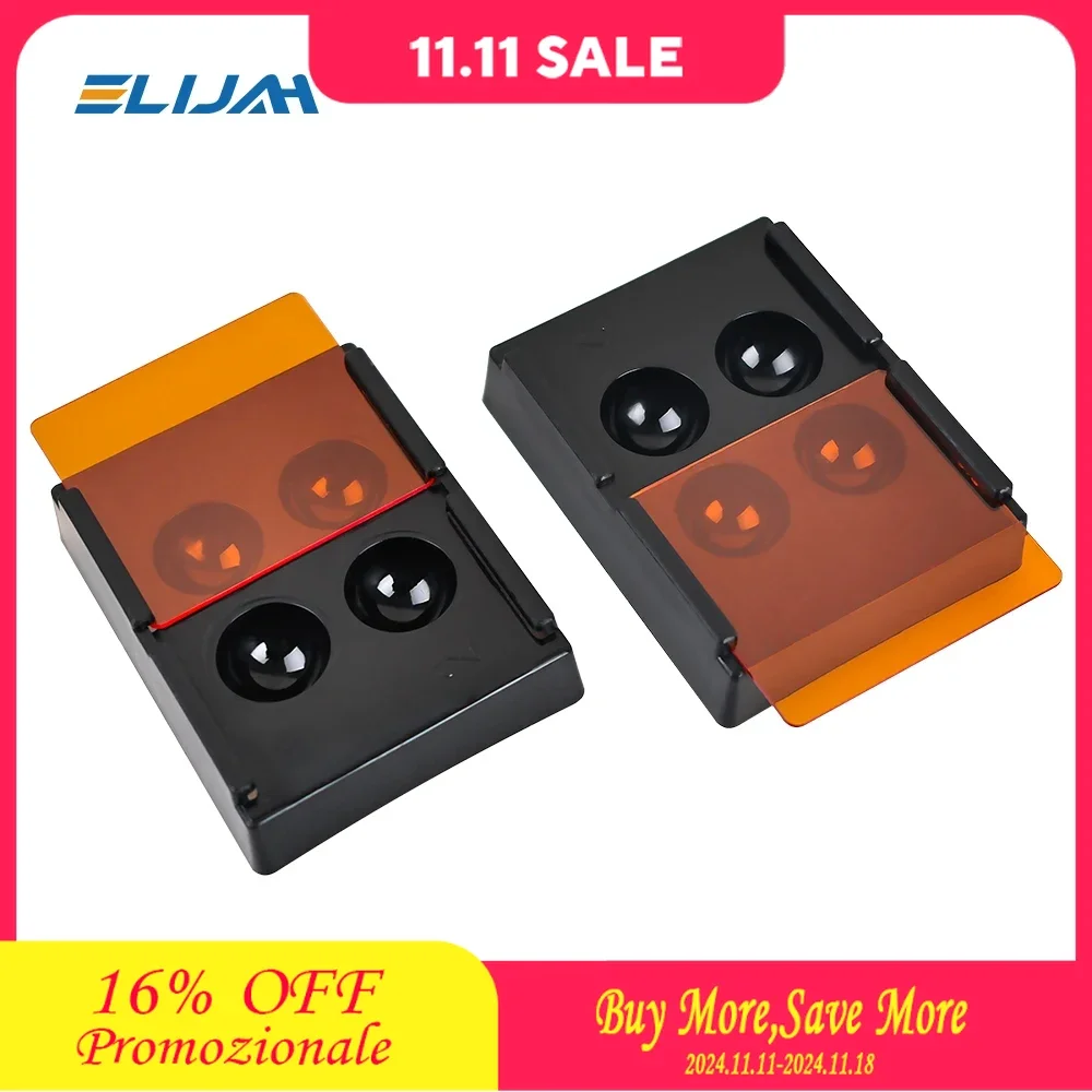 Dental-Resin-Shade-Light-Box-4-Holes-Mix-Composite-Hood-Case-Protector ...