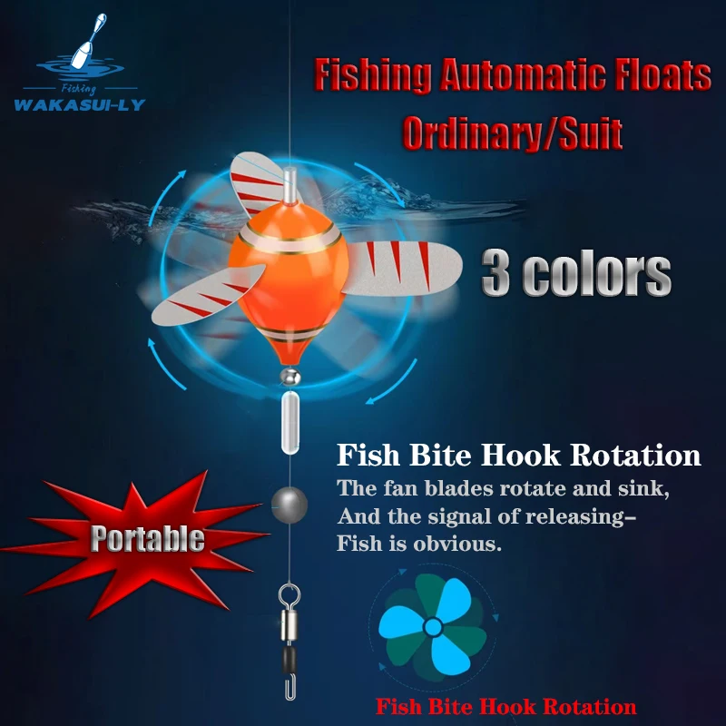 New-Fishing-Rotary-Float-Automatic-Sinking-High-Sensitivity-Float ...