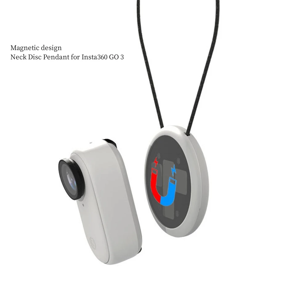 For-Insta360-GO-3-3S-Magnetic-Neck-Disc-Pendant-Lanyard-Internal ...