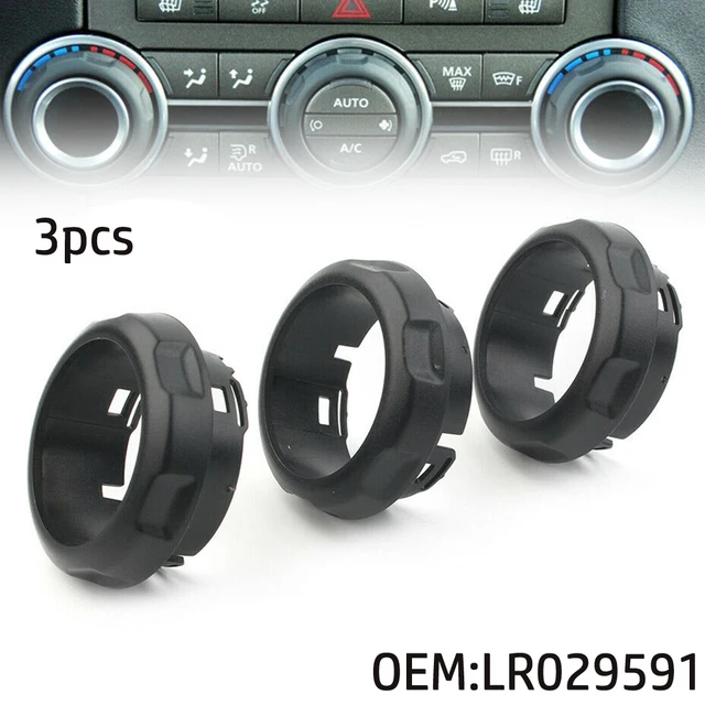 3pcs Car AC Control Swicth Knob Trim LR029591 For Land Rover Discovery ...