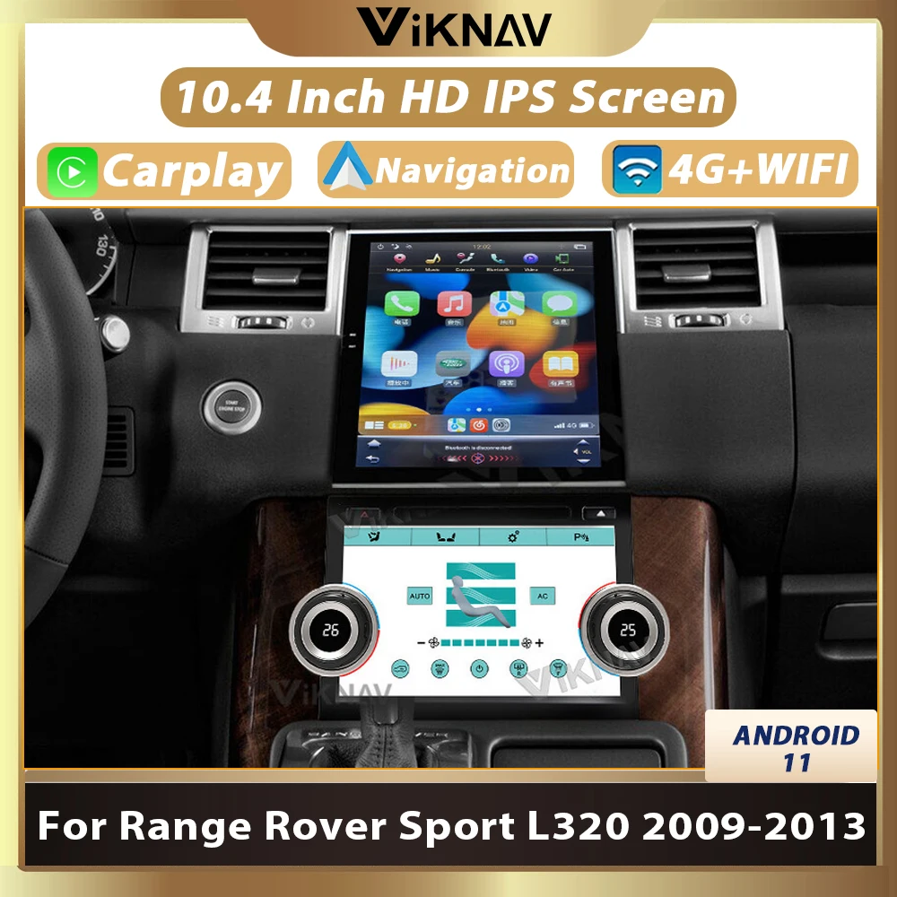 Android11-Car-Stereo-Radio-AC-Panel-Replacement-For-Land-Range-Rover ...