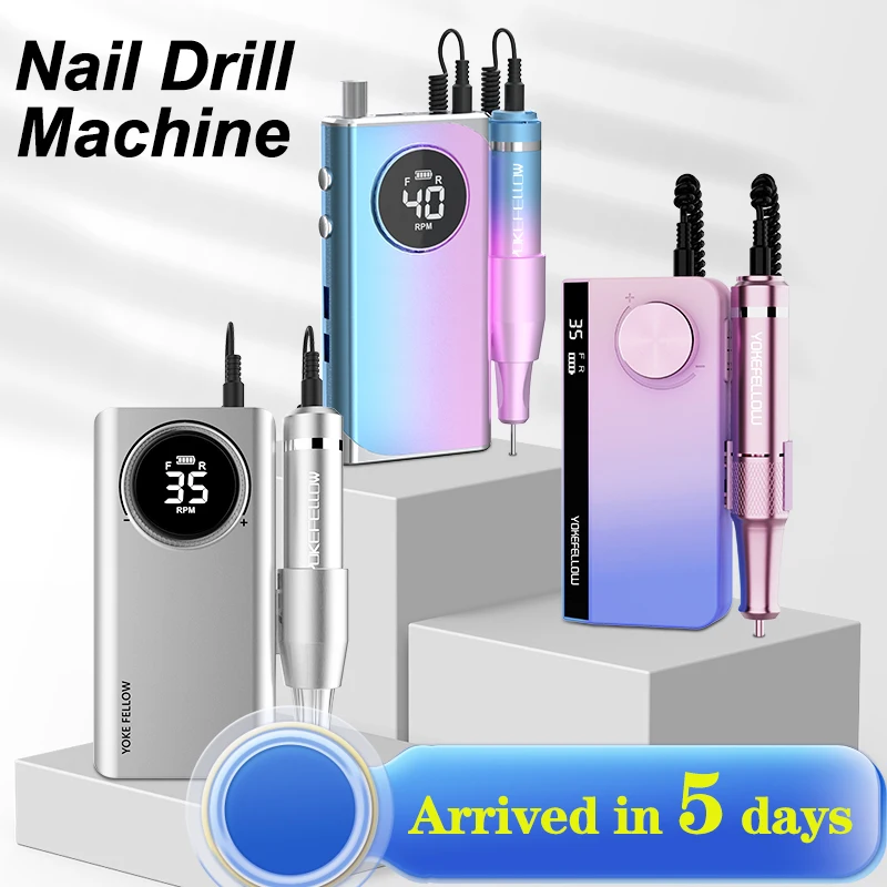 40000-35000RPM-Portable-Electric-Nail-Drill-Machine-With-LCD-Display ...